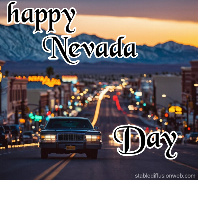 Copy of Purple Joyful Happy Nevada Day Instagram Post | PosterMyWall