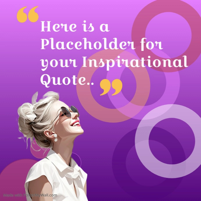 Modèle Purple joyful Instagram post | PosterMyWall