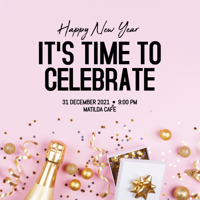 Purple Joyful Its Time To Celebrate Instagram Post Template | PosterMyWall