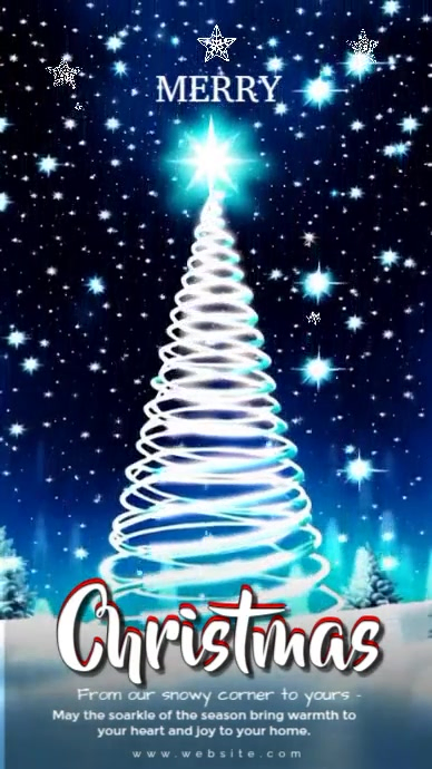 Purple Joyful Merry Christmas Instagram Story Template | PosterMyWall