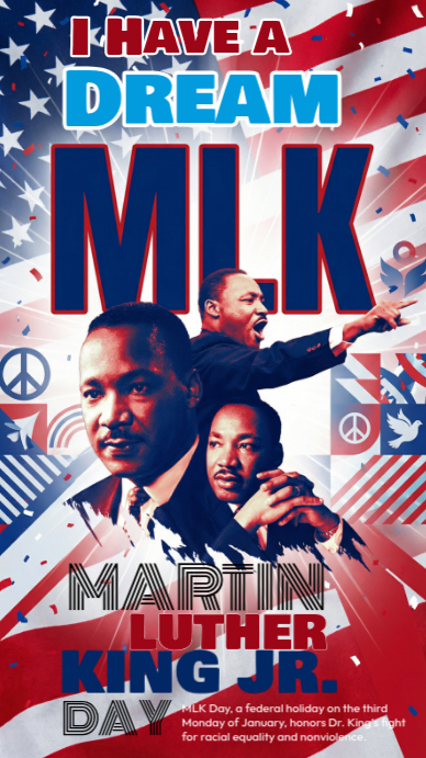 Purple Joyful Mlk Day Instagram Story Template | PosterMyWall