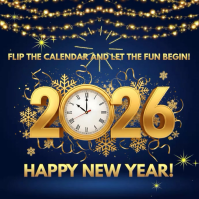 2026 New Year Instagram Template | PosterMyWall