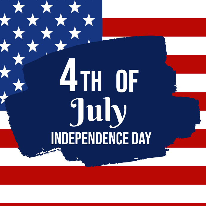 Purple Joyful Patriotic 4rth Of July Celebrat Template | PosterMyWall