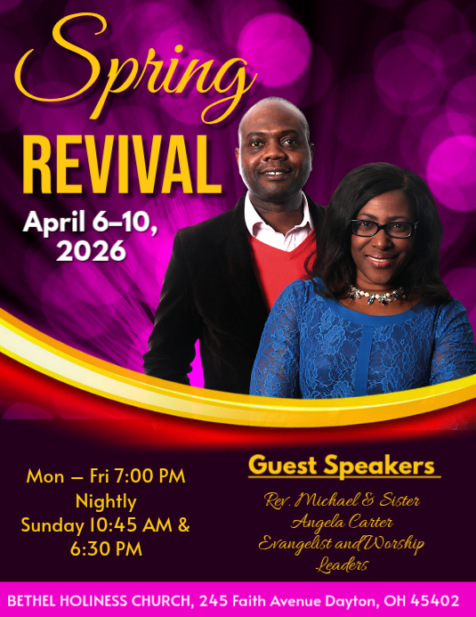 Spring Revival Event Flyers Template | PosterMyWall