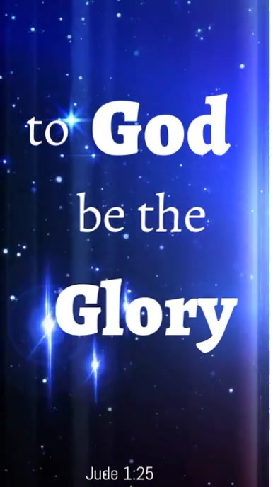 Plantilla de Purple Joyful To God Be The Glory Instagram Reel ...