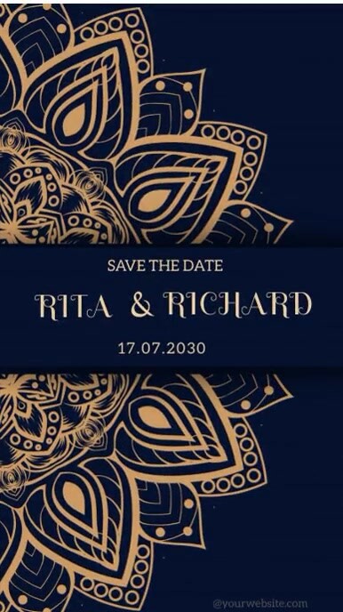 Purple Joyful Wedding Invitation Card Digital Template | PosterMyWall