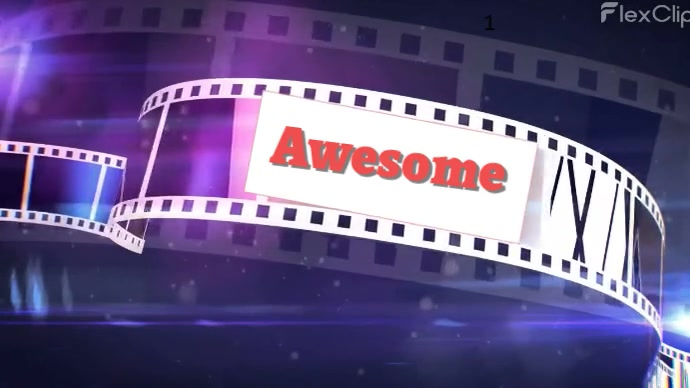 Plantilla de Purple List-based Awesome Digital Display (16:9 ...