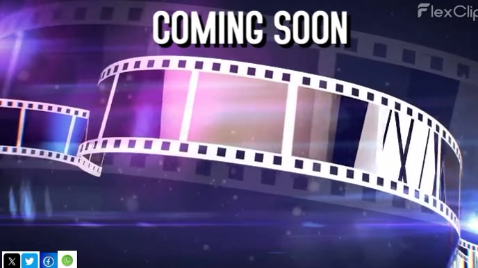 Purple List-based Coming Soon Digital Display (16:9) Template ...