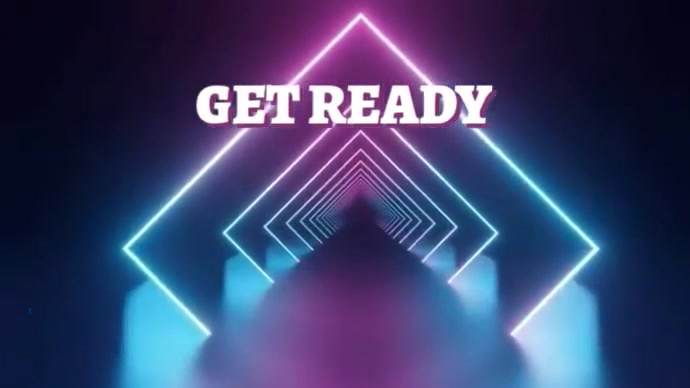 Purple List-based Get Ready Digital Display (16:9) Template | PosterMyWall