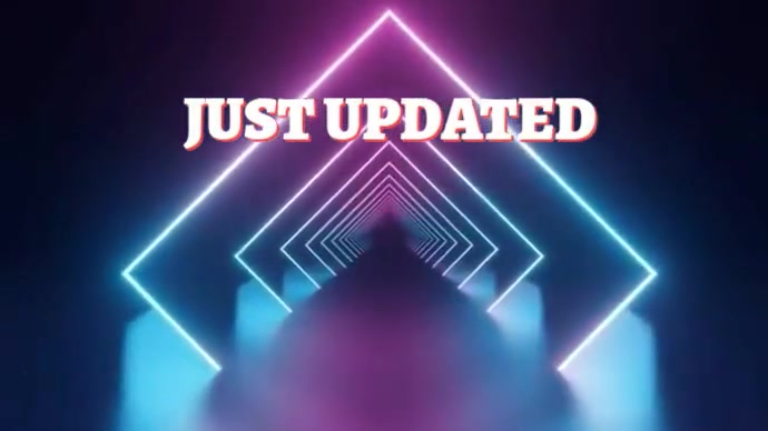 Purple List-based Just Updated Digital Display (16:9) Template ...