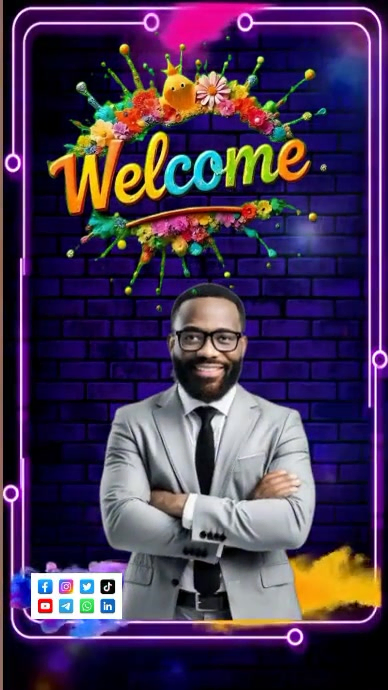 Plantilla de Purple List-based Welcome Instagram Reel | PosterMyWall