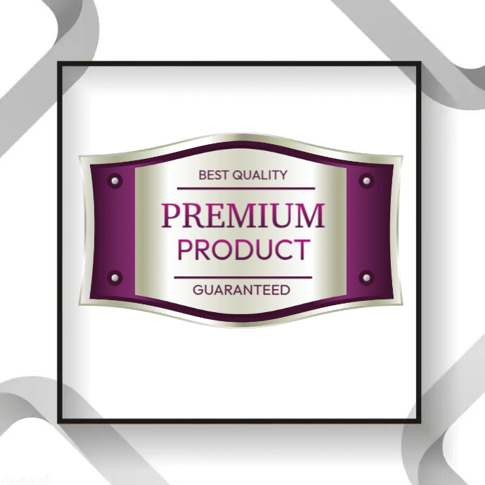 Purple Logo Sticker Template | PosterMyWall