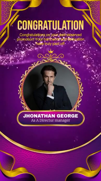 Purple Maksimalis Best Employee Of The Month Instagram Story Template ...