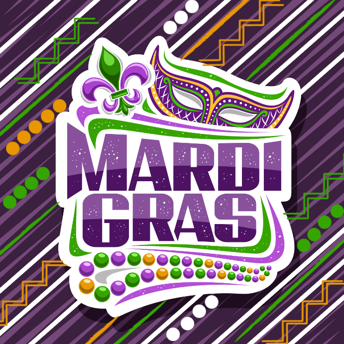 Plantilla de Purple Mardi Gras Celebration Instagram Post | PosterMyWall