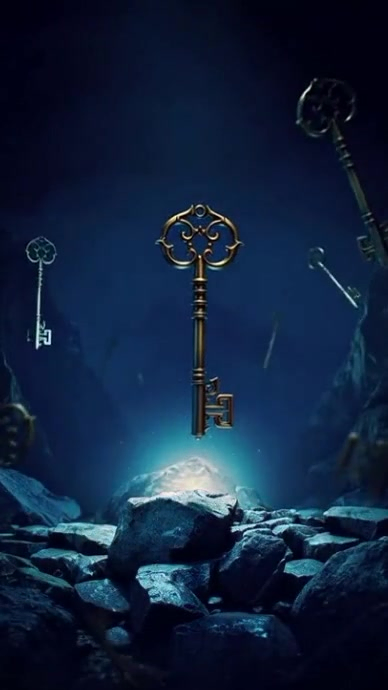 Purple Maximalist “mystic Key Revelation Background” Digital Display (9 ...