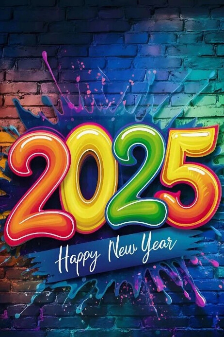 Purple Maximalist 2025 Banner 4' × 6' Template | PosterMyWall