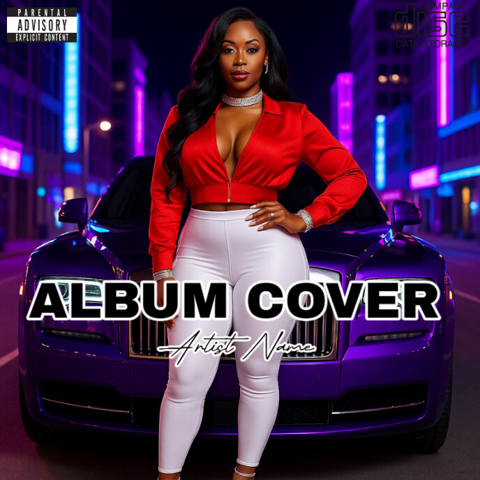 Copy of Purple Maximalist Album Cover | PosterMyWall