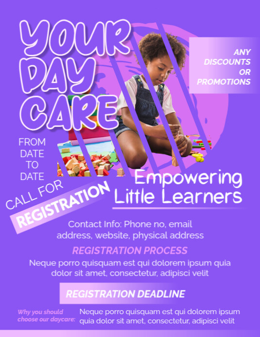 Copy of Daycare | PosterMyWall