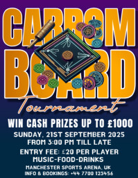 Carrom Tournament Template | PosterMyWall