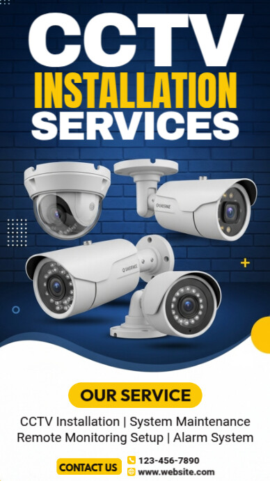 Copy of Purple Maximalist Cctv Installation Instagram Story | PosterMyWall