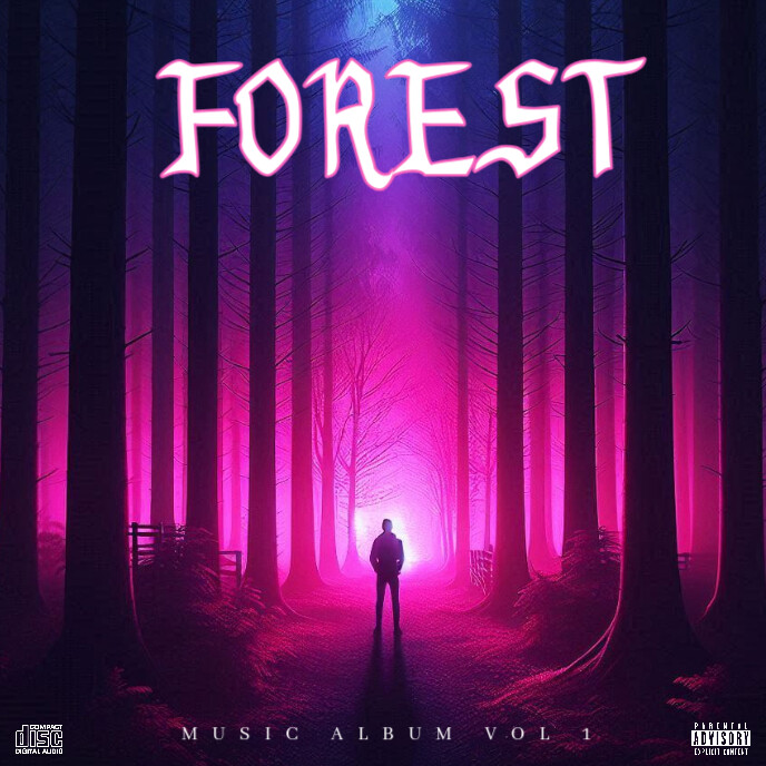 Copy of Purple Maximalist Cd Mixtape/album Cover Album Cover | PosterMyWall