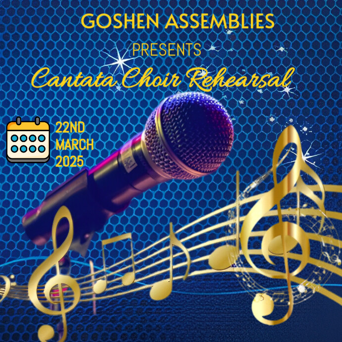 Purple Maximalist Choir Rehearsal Invitation Instagram Post Template ...