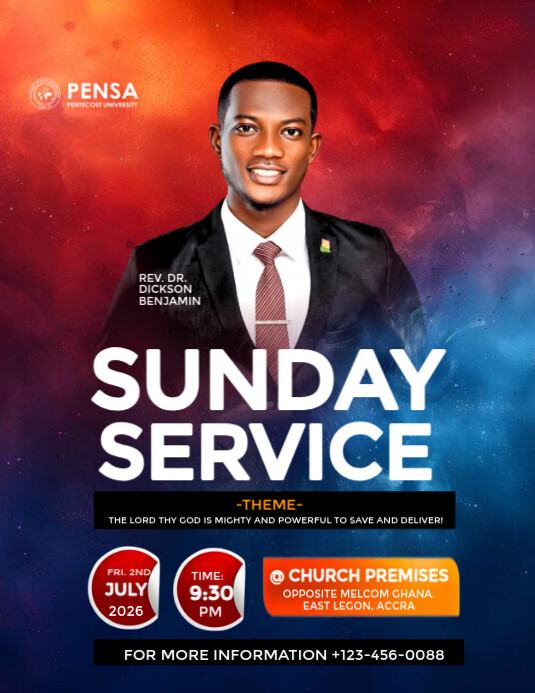 Purple Maximalist Church Flyer Flyer (us Letter) Template | PosterMyWall