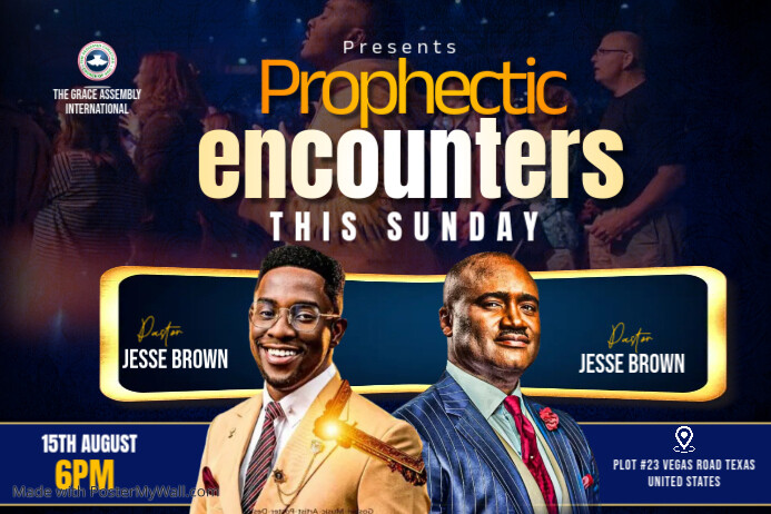 Copy of Purple Maximalist Church Flyers Poster | PosterMyWall