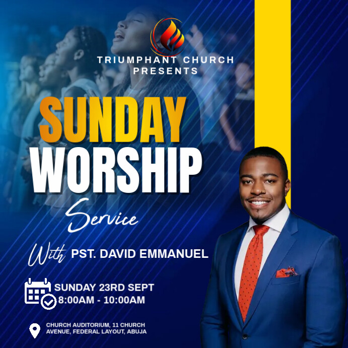 Copy of Purple Maximalist Church Instagram Post | PosterMyWall