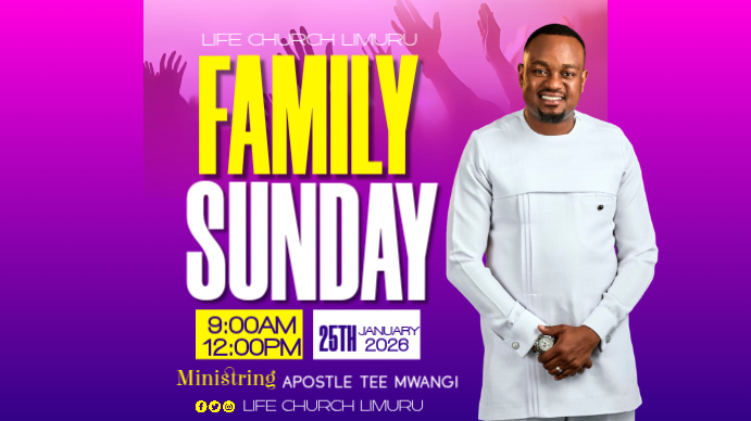 Purple Maximalist Church Youtube Thumbnail Template | PosterMyWall