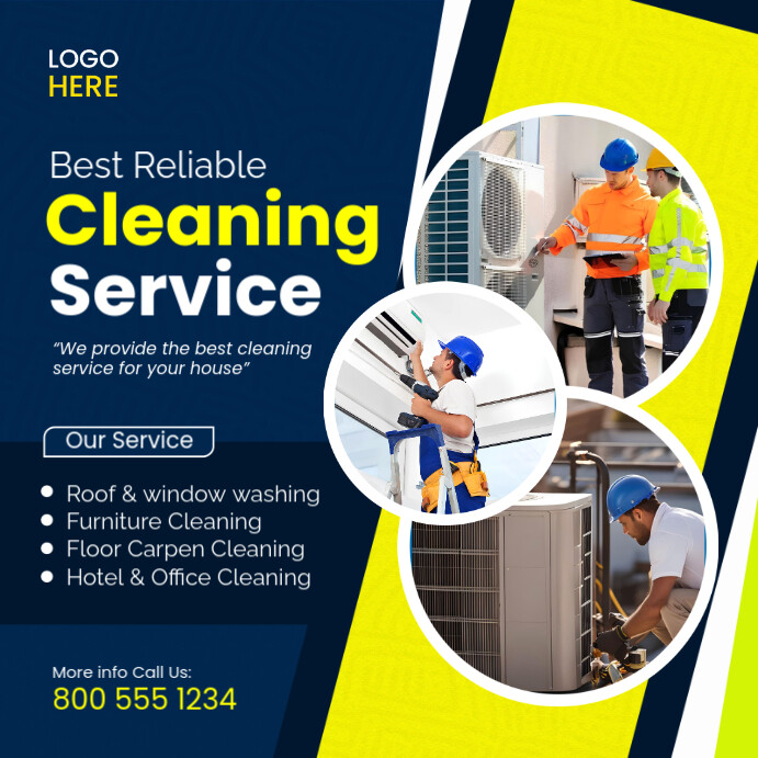 Copy of Purple Maximalist Cleaning Service Instagram Post | PosterMyWall