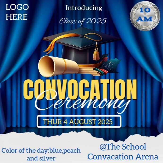 Copy of Purple Maximalist Convocation Graduation Square (1:1 ...