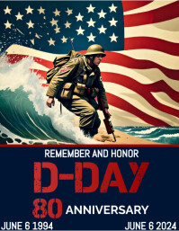 D-Day anniversary Template | PosterMyWall