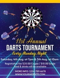 Dart Tournament Template | PosterMyWall