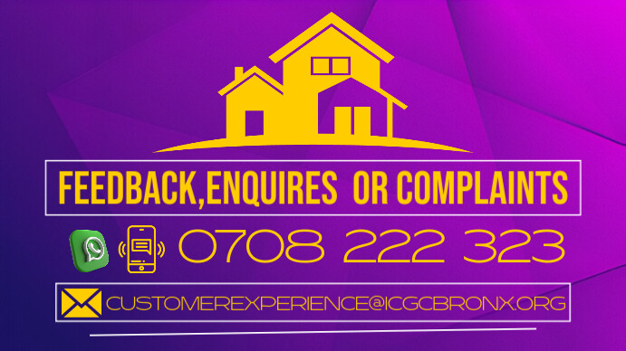 Purple Maximalist Feedback Digital Display (16:9) Template | PosterMyWall