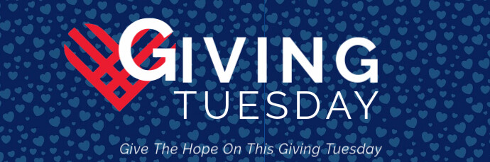 Purple Maximalist Giving Tuesday Email Header Template | PosterMyWall