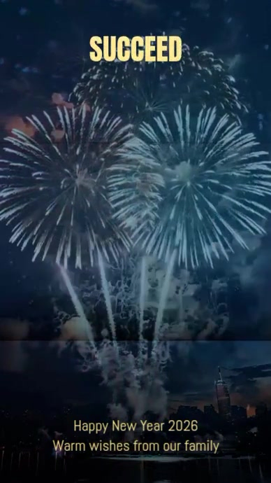 Purple Maximalist Happy New Year 2026 - Poster Animation Instagram Reel ...