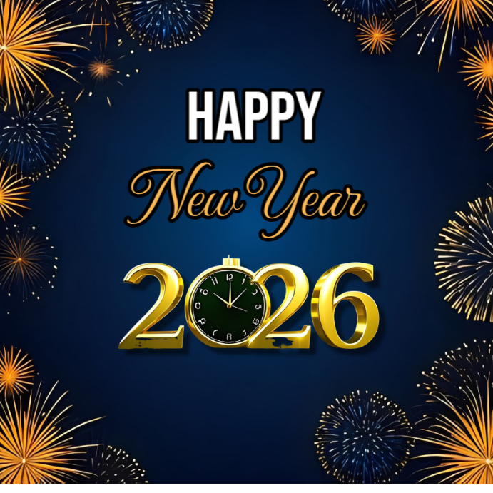 Plantilla de Purple Maximalist Happy New Year Instagram Post | PosterMyWall