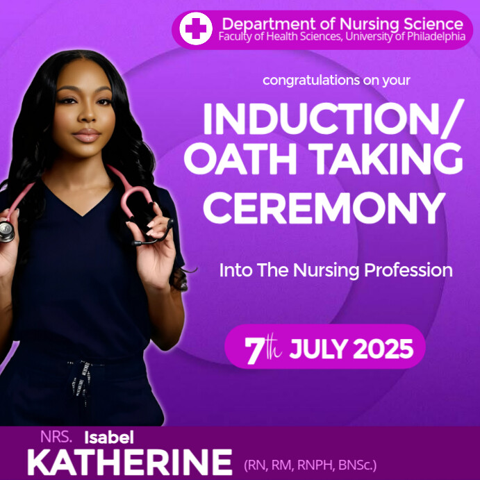 Copy of Purple Maximalist Induction Ceremony Flyer Instagram Post ...