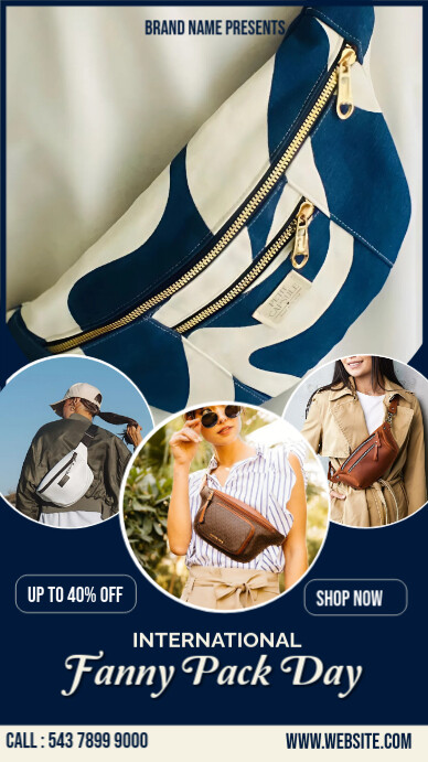 Copy of Purple Maximalist International Fanny Pack Day Instagram Story ...