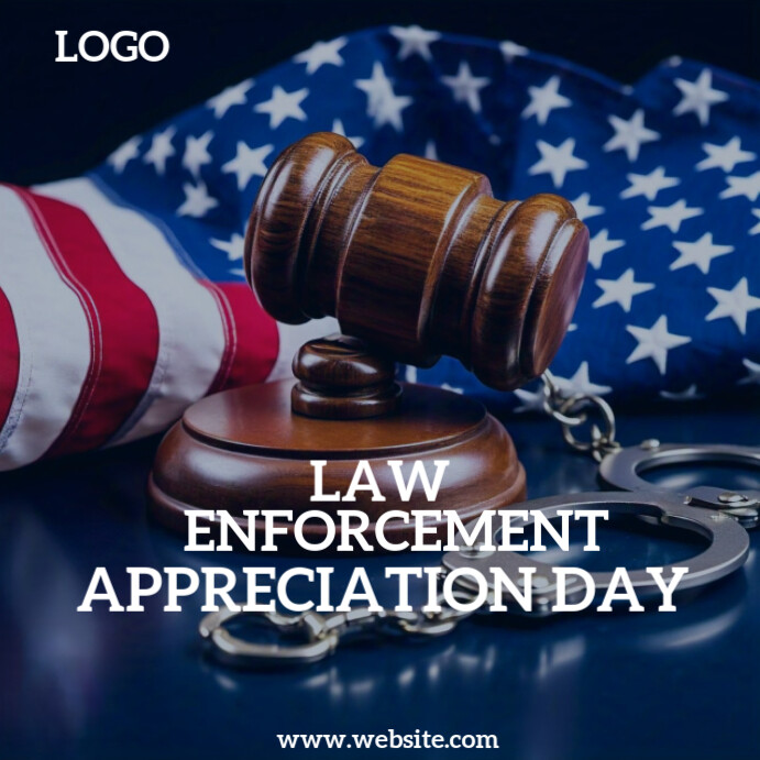 Purple Maximalist Law Enforcement Appreciation Day Instagram Post ...