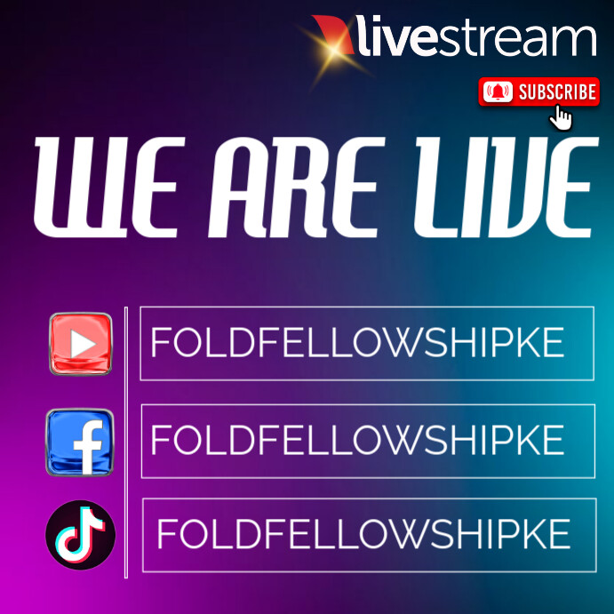 Purple Maximalist Live Stream Instagram Post Template | PosterMyWall
