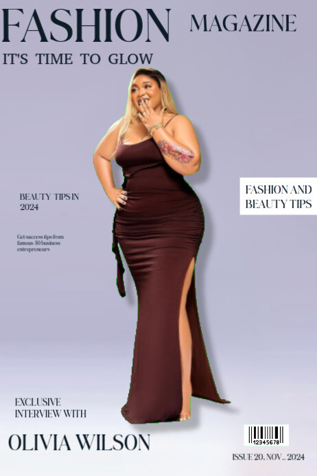 Purple Maximalist Magazine Cover Design Poster Template | PosterMyWall