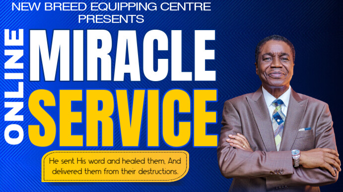 Purple Maximalist Miracle Service Youtube Thumbnail Template | PosterMyWall