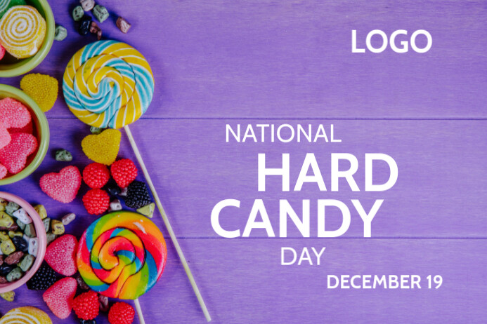 Copy of Purple Maximalist National Hard Candy Day Poster | PosterMyWall