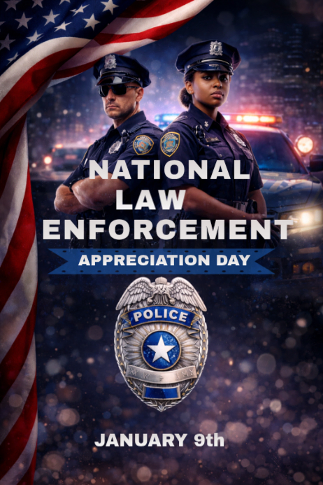 Copy of Purple Maximalist National Law Enforcement Appreciation Day ...