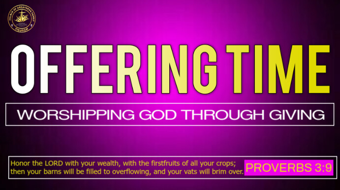 Copy of Purple Maximalist Offering Time Digital Display (16:9 ...