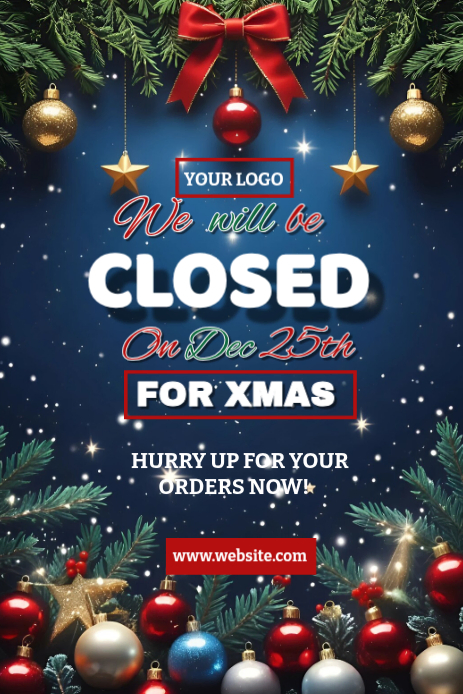 Purple Maximalist Order Now – We’re Closed Dec 25! Pinterest Graphic ...