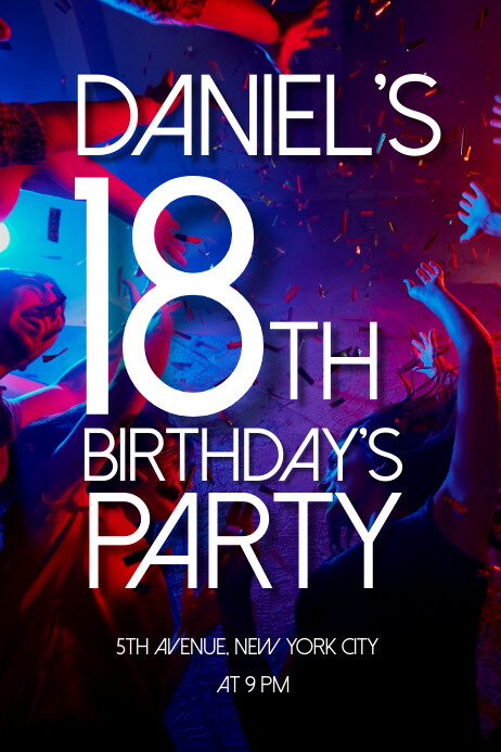 Purple Maximalist Party Event Poster Template | PosterMyWall