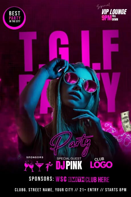 Purple Maximalist Party Template Poster | PosterMyWall